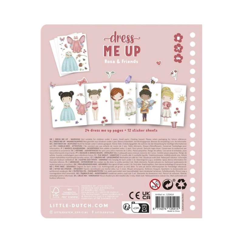 Libro Viste Friends de Little Dutch