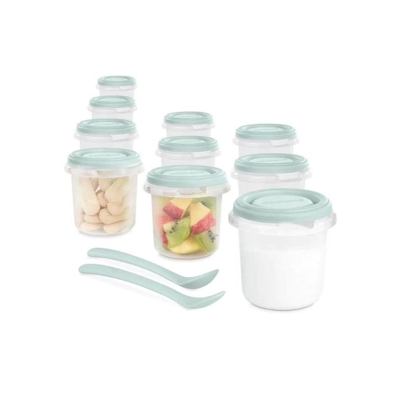 Set de Recipientes Herméticos con 2 Cucharas Miniland